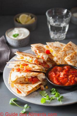 Quesadilla - Guide des Aliments